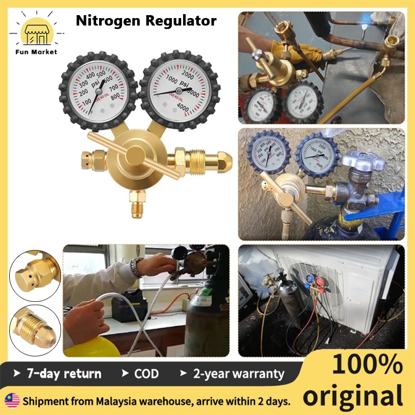 【Local delivery】Nitrogen Regulator with 0-600 PSI Delivery Pressure ...