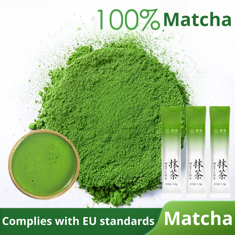 Matcha Powder Premium Grade Green Tea Powder Single Serving Sticks ...