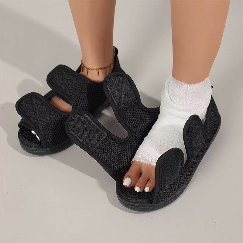 Men's Diabetic foot shoes with adjustable width, suitable for repairing ...
