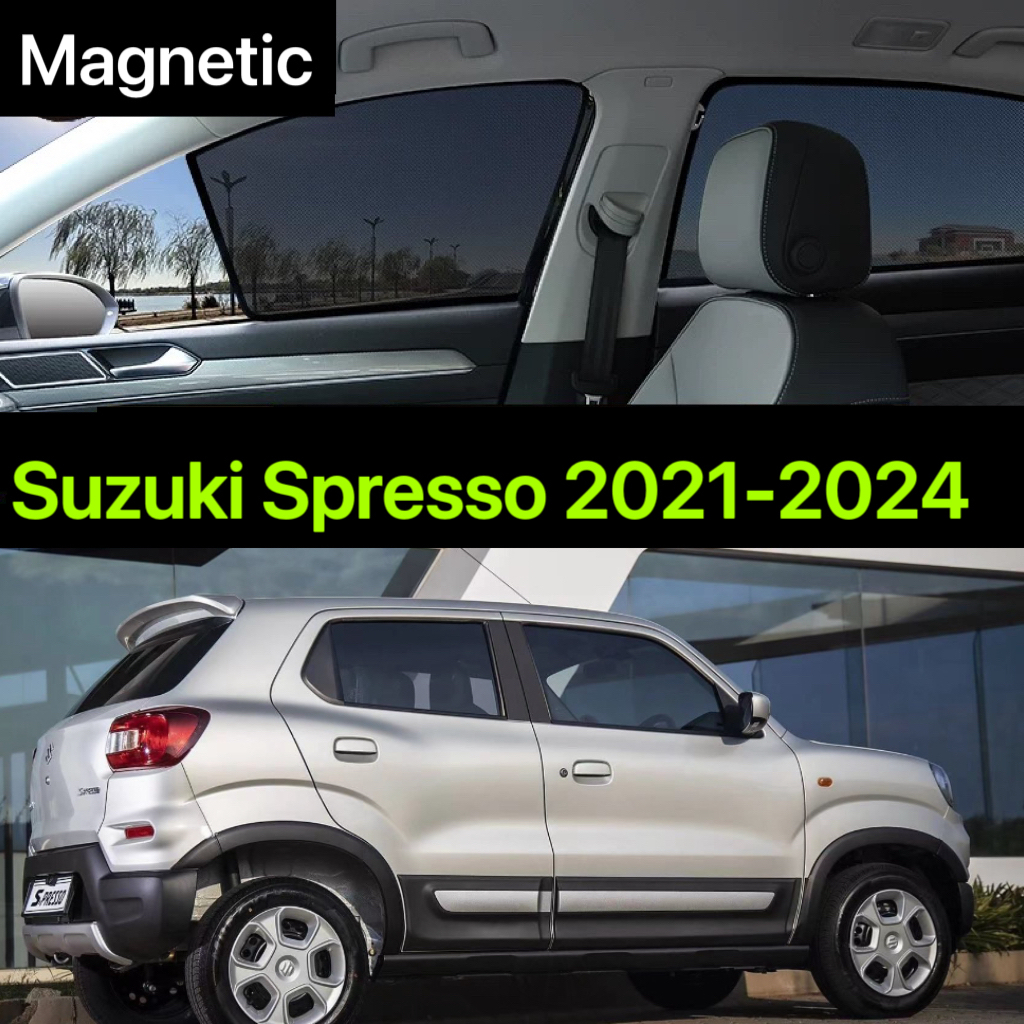 Magnetic Car Window Shade Sunshade for Suzuki Spresso 2021-2024 Car ...