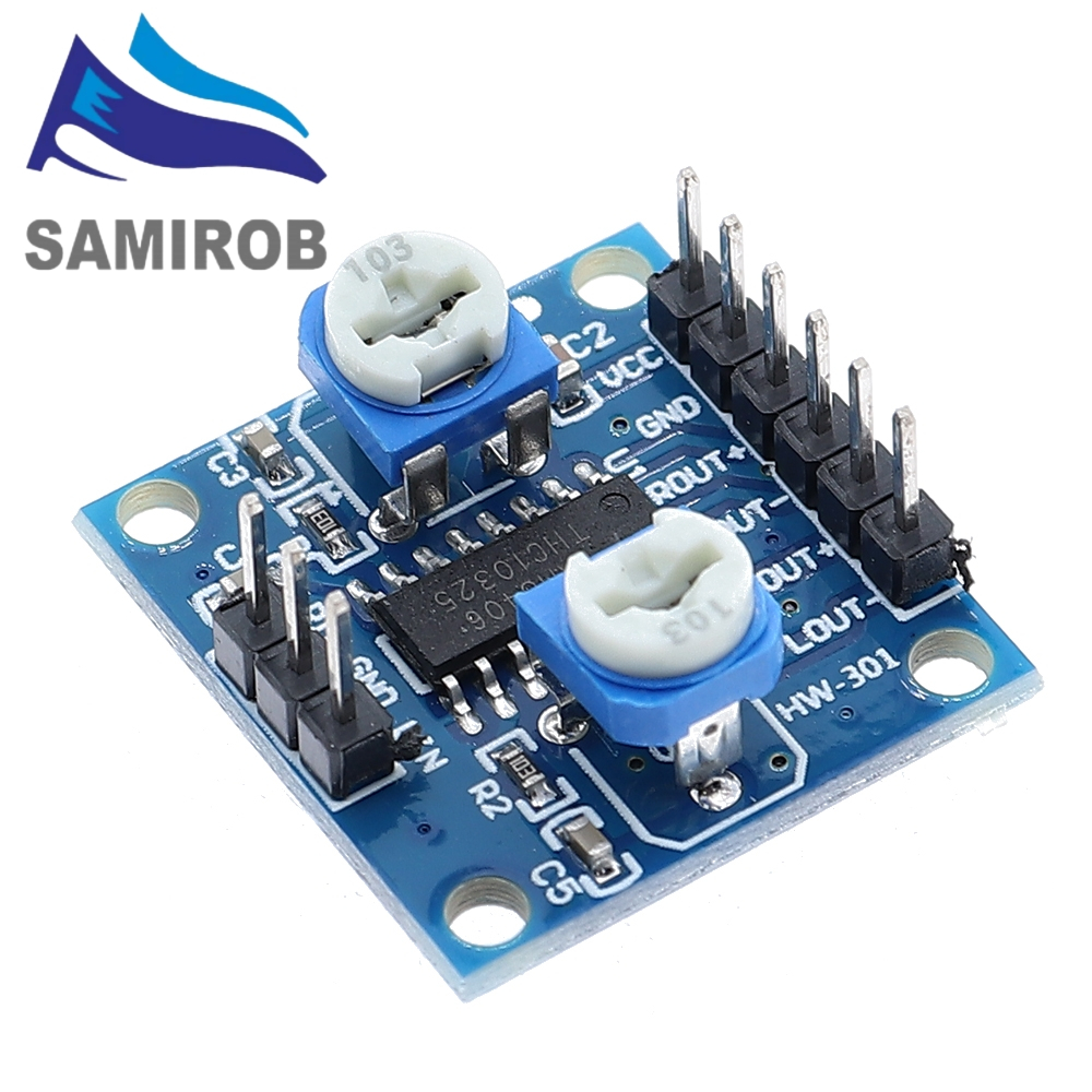 PAM8406 Digital Amplifier Board With Volume Potentiometer 5Wx2 Stereo ...