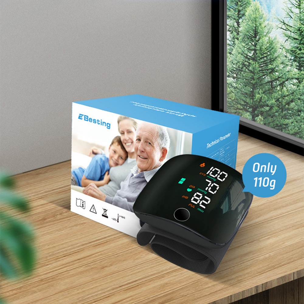 Rechargeable Wrist Blood Pressure Monitor High BP Blood Pressure ...