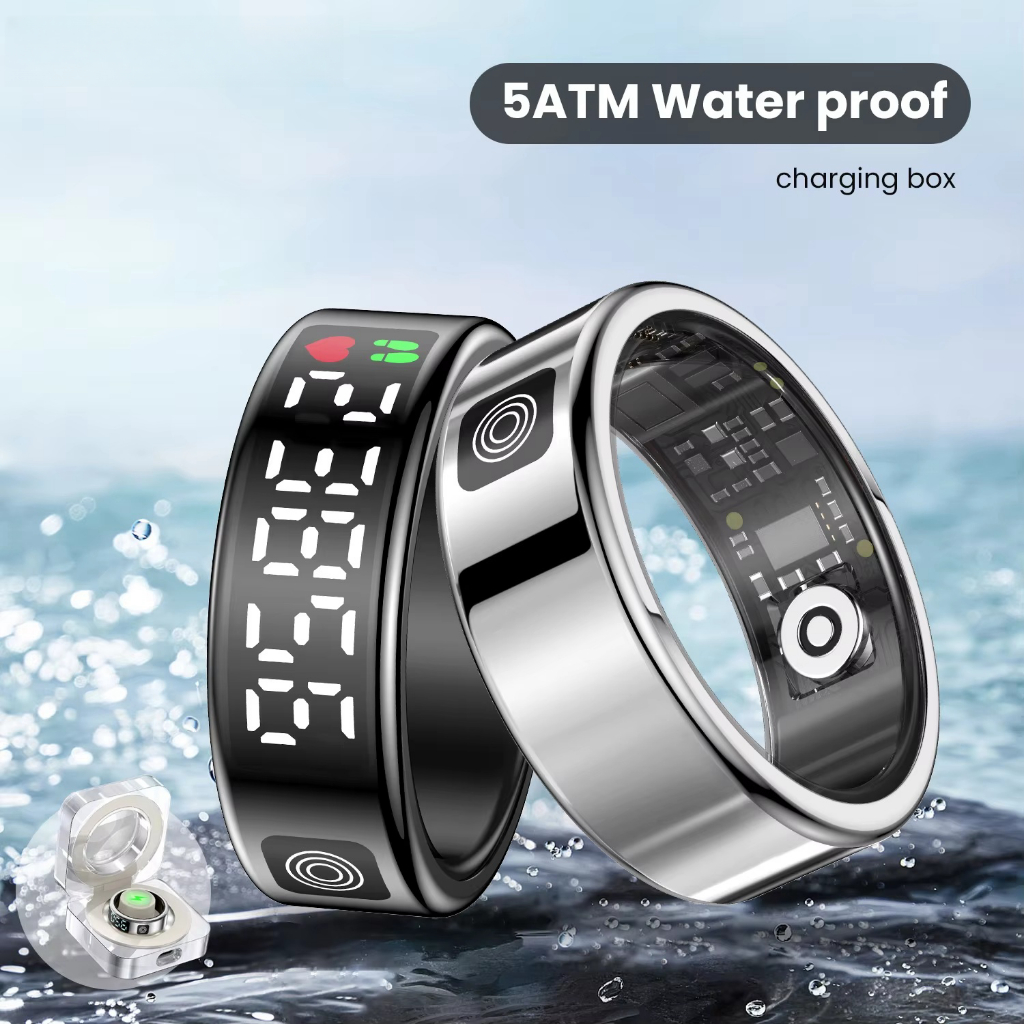 Gesture Swipe Video New Smart Ring With Sleep Monitoring 5ATM ...