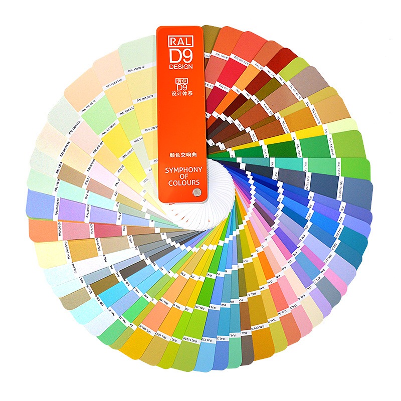 RAL Color Card D9 Designer Version Selected 290 Colors Standard Color ...