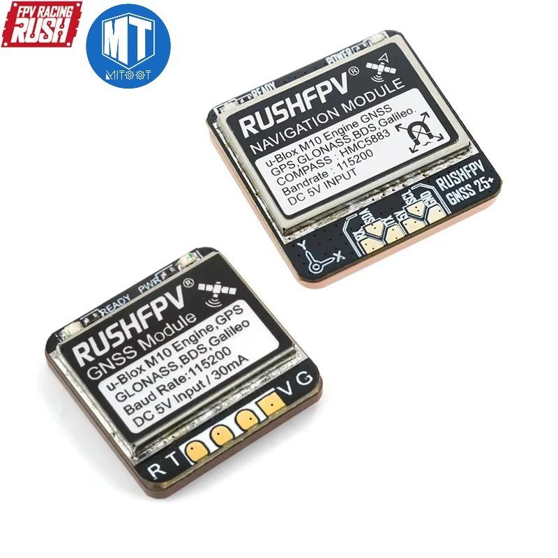 RUSHFPV GNSS Pro Mini Micro M10 GPS Module 10HZ Rate Built-in Ceramic ...