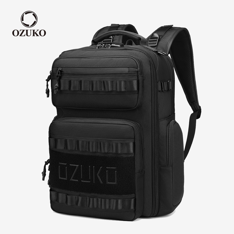 OZUKO Large Capacity Backpack Men Multi-Pockets Waterproof Outdoor ...