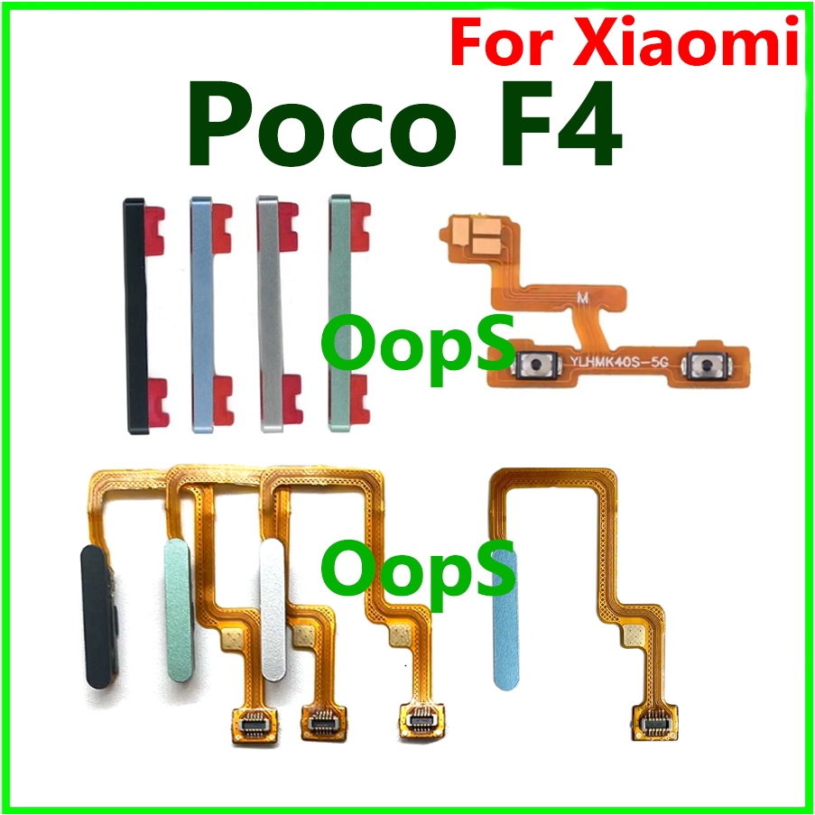 For Xiaomi Poco F4 Phone Home Button Fingerprint Scanner Sensor Return ...