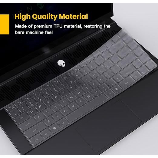 Keyboard Cover Skin for 2024 2023 Dell Alienware X16 R2 16 Inch ...