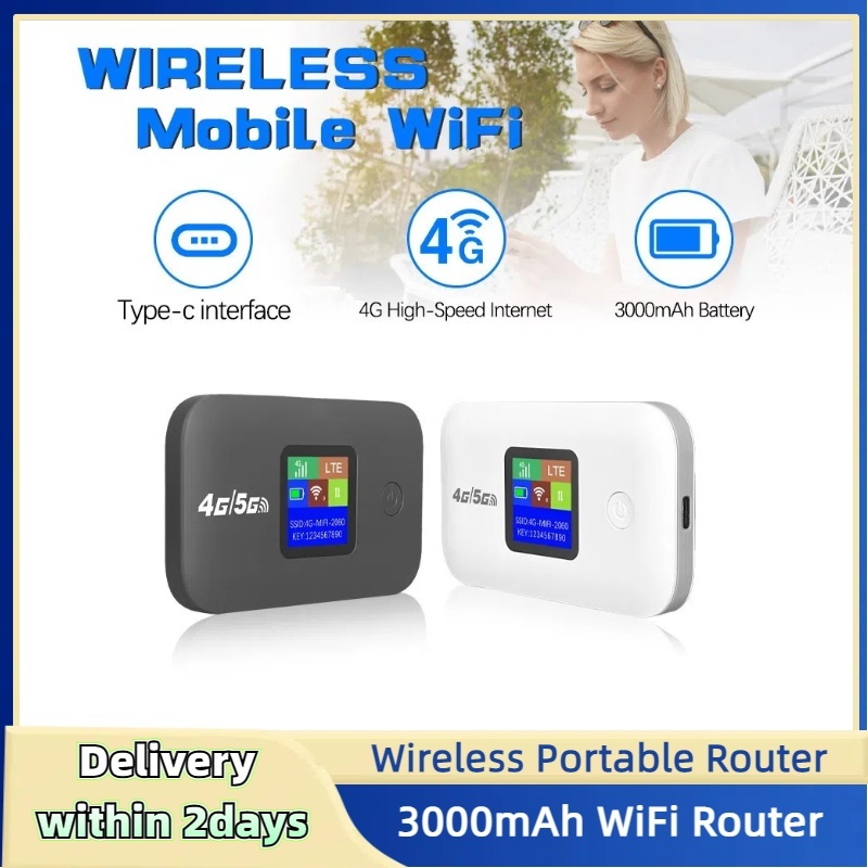 Mini 150Mbps Wireless Portable Router 3000mAh Mobile Pocket WiFi Router ...