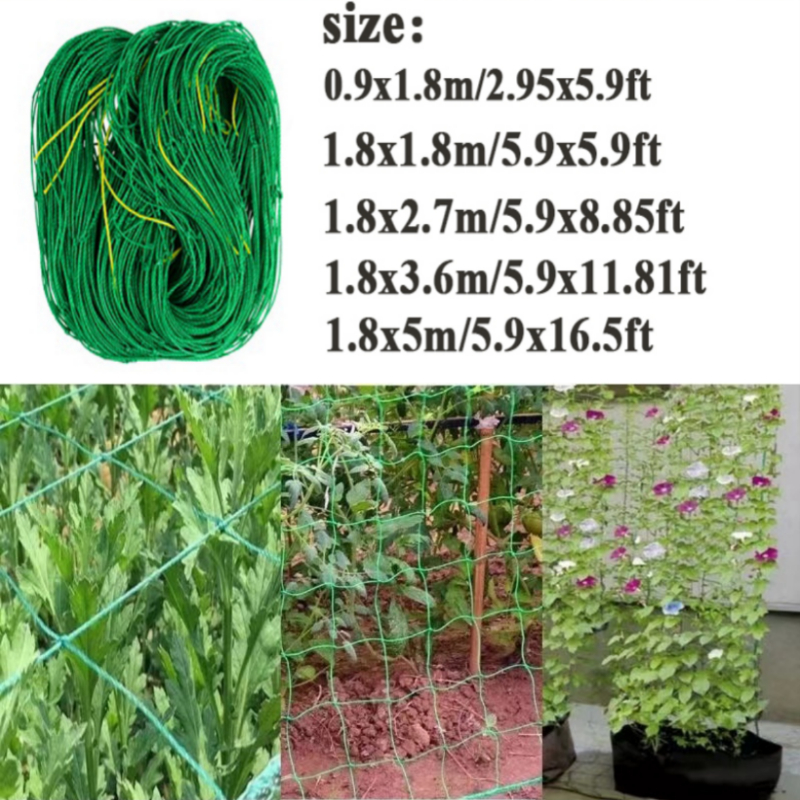 Garden Plants Climbing Net Nylon Net Morning Glory Flower Vine Netting ...