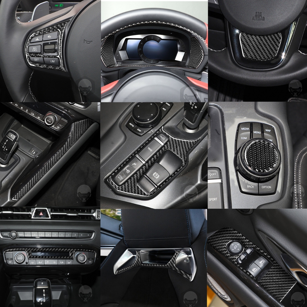 For Toyota Supra a90 2019-2022 Carbon Fiber Cover Stickers Full ...
