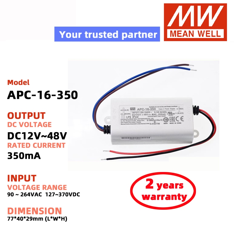 MEAN WELL APC-16-350 APC-16-700 LED driver power supply MEANWELL ...