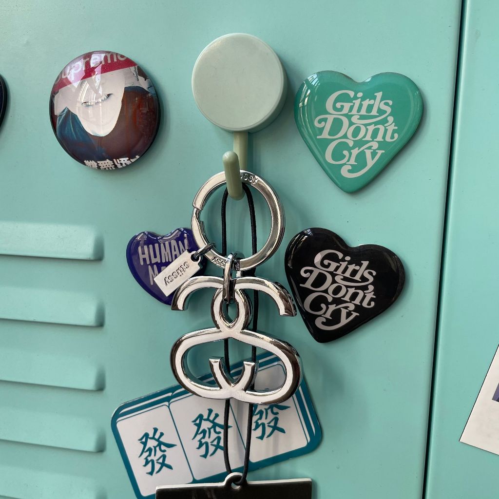 Street Wear stussy ss link Keychain Pendant Accessories nigo Same Style ...