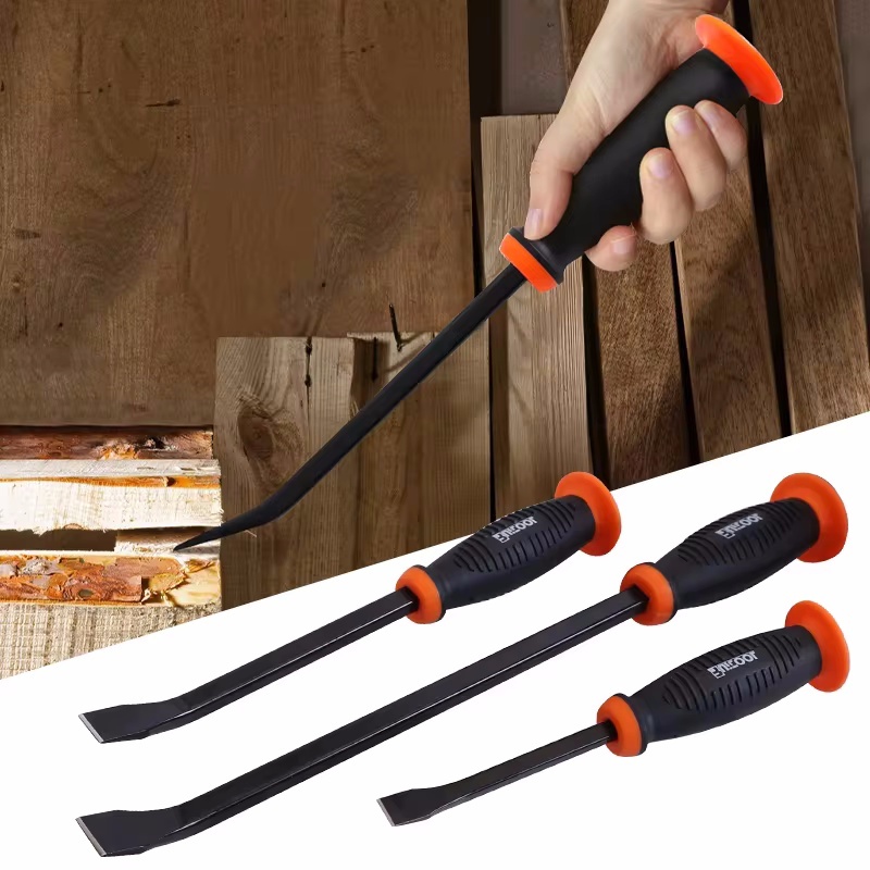 Heavy Duty Pry Bar Industrial Grade Thicken Crowbar with Angled Tip ...