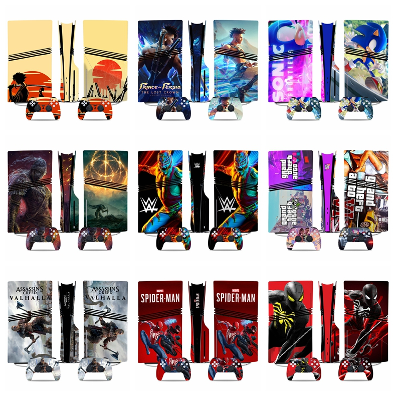 40 Colors Skin Sticker Compatible with Sony Playstation 5 Pro Disc ...