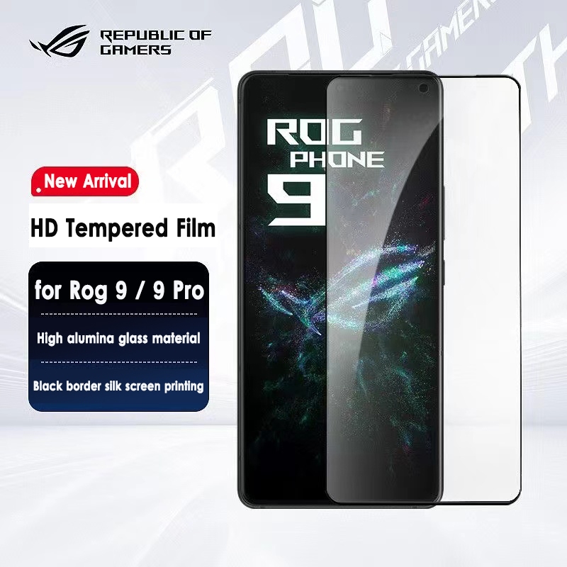 New Original ROG 9 / 9 Pro HD Tempered Film Antibacterial Tempered Film for ASUS ROG Phone 9 ...