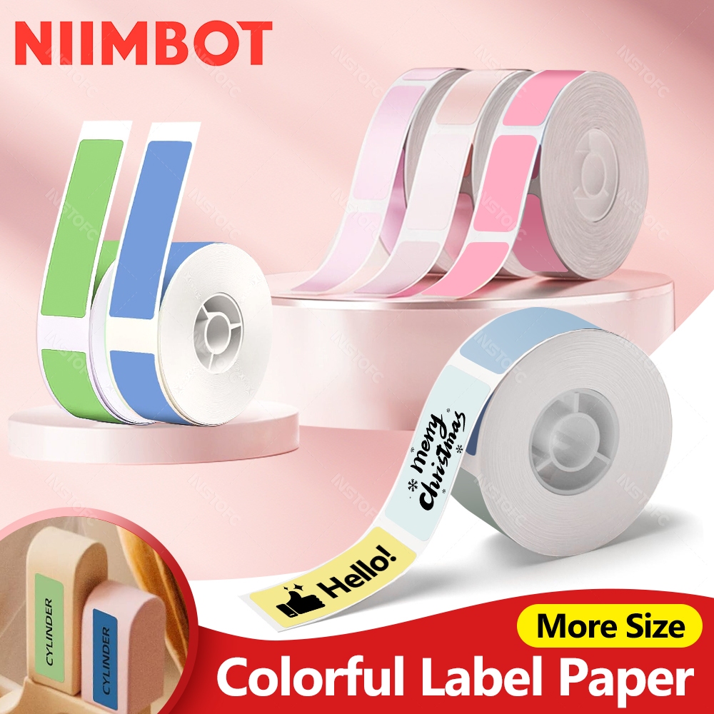 NIIMBOT Colorful Label Paper Suitable for NIMBOT D11/D110/D101/H1/H1S Label Printer | Shopee ...