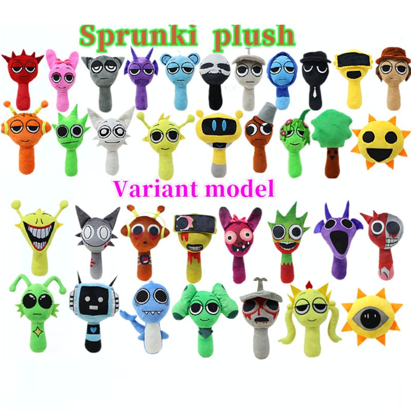 Sprunki Incredibox sprunki Wenda Gray Oren Raddy plush toy christmas ...