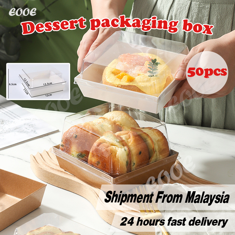 🎁Ready Stock🎁50PCS Kotak Kek/Food Box/Dessert Box/Mini Cake Box ...