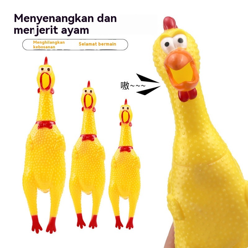 Pet Supplies Amazon Hot-selling Screaming Chicken Pet Toys Super Funny ...