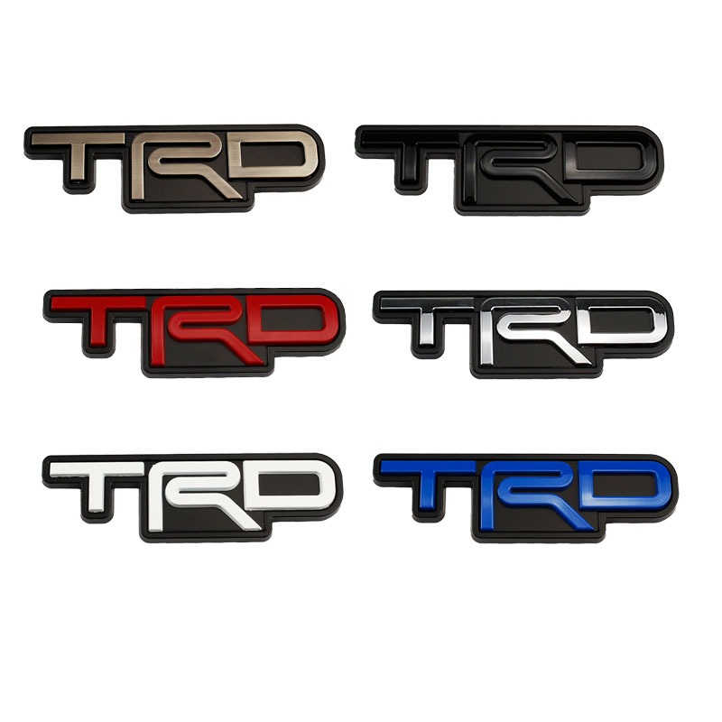 New 3D Metal Trd logo emblem Sticker Badge modification Front Grille ...