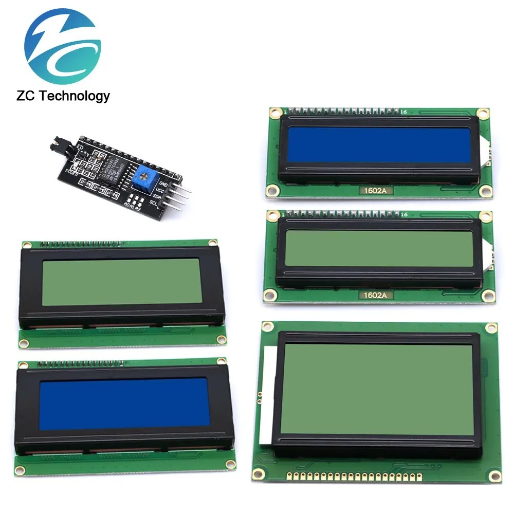 LCD Module Blue Green Screen For Arduino 1602 2004 12864 LCD Character UNO R3 Mega2560 Display ...