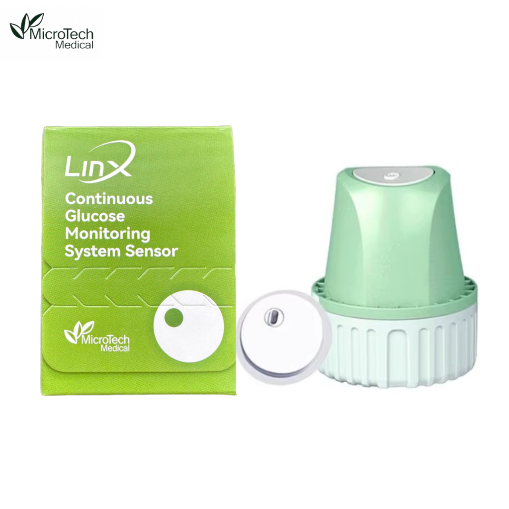 LinX Bluetooth Freestyle Libre CGM Blood Glucose Meter Sensor 24-Hour ...
