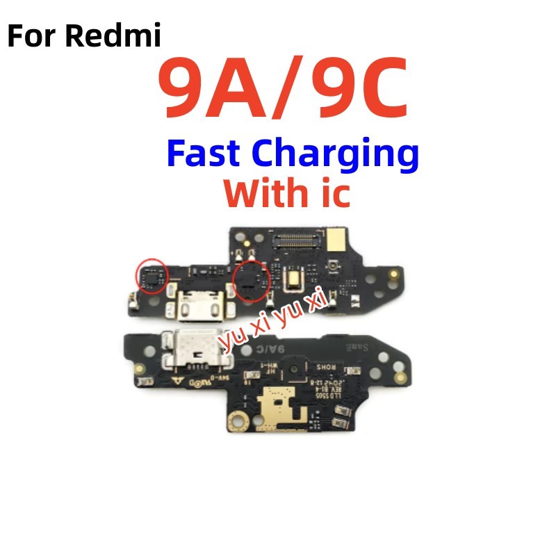 For Redmi 9A 9C Charging Port Board Flex Main Board Motherboard Flex ...