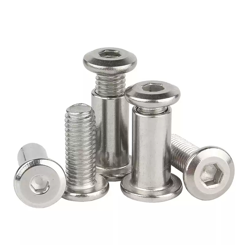 [WDY] 304 Stainless Steel Hexagon Socket Socket Female Pair Lock Screw ...