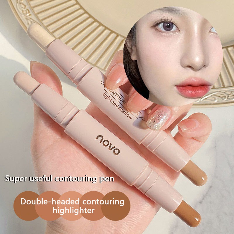 NOVO Highlighter Shaping Contour stick Double-Head Repair Bar Nasal ...