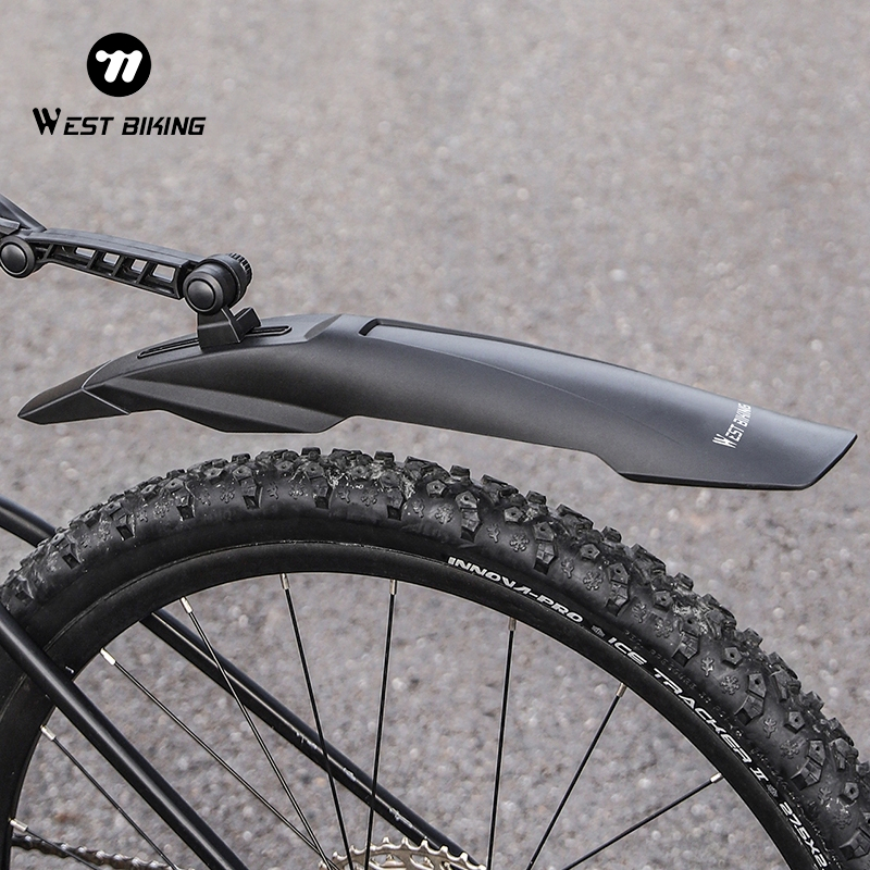 WEST BIKING Universal Mountain Bike Fender Set 29 Inch MTB Mudguard Adjustable Front and Rear ...
