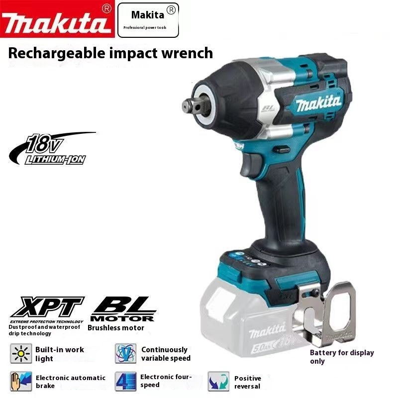 Makita18v Battery-DTW700 Wireless Impact Wrench, Variable Speed ...