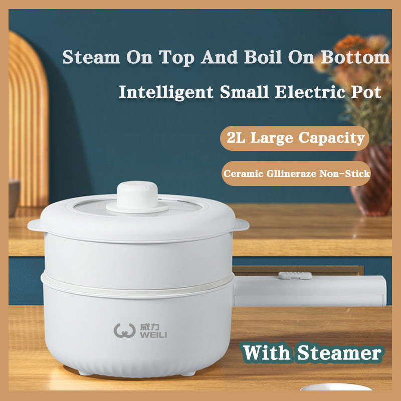 2L Small Electric Pot For Home Use Multifunctional Dormitory Student ...