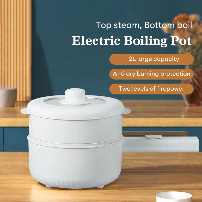 Electric Cooking Pot 2L Multi-functional Home Mini Small Electric Pot ...