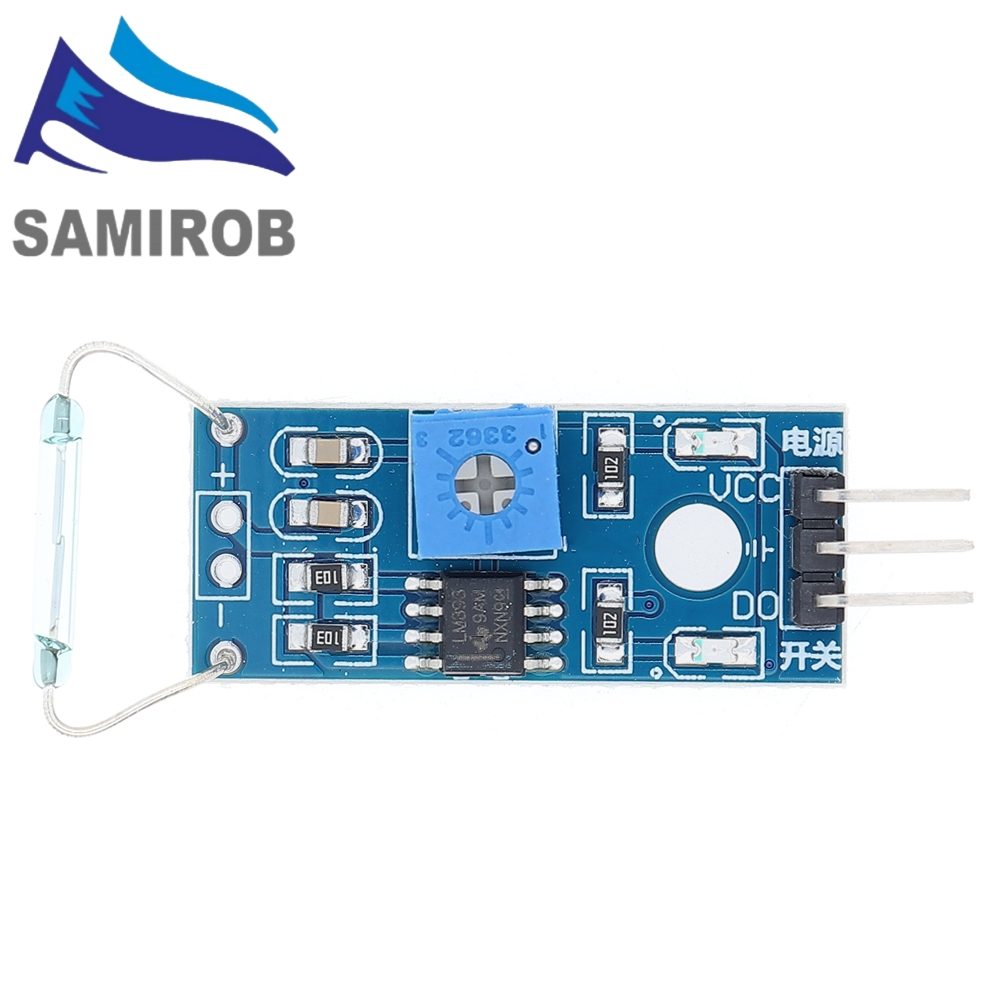 Reed Sensor Module Magnetron Module Reed Switch MagSwitch For Arduino Digital Switch Output DC 3 ...