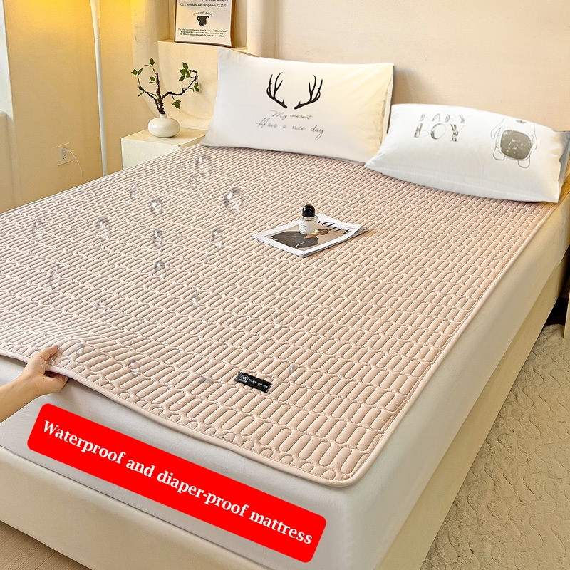 Waterproof Mattress Protector Urine Bed Sheet Pads Anti Dust Mite ...