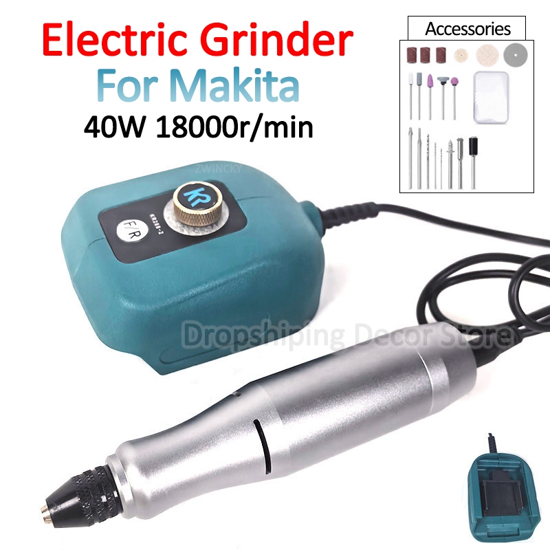 40W Mini Electric Grinder Electric Polishing Machine for Makita 18V Li ...