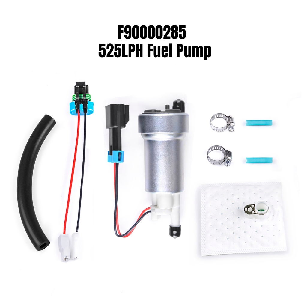 F90000285 525LPH Fuel Pump (Universal E85) With 400-1168 Install Kit ...