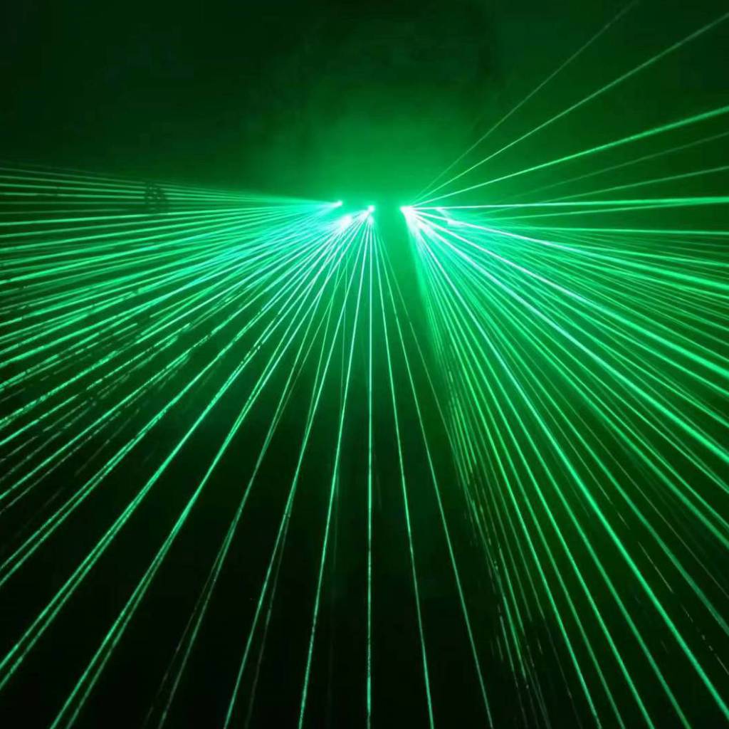 Newly designed LED Light Belt Green Light Multi-beam Laser Dance ...