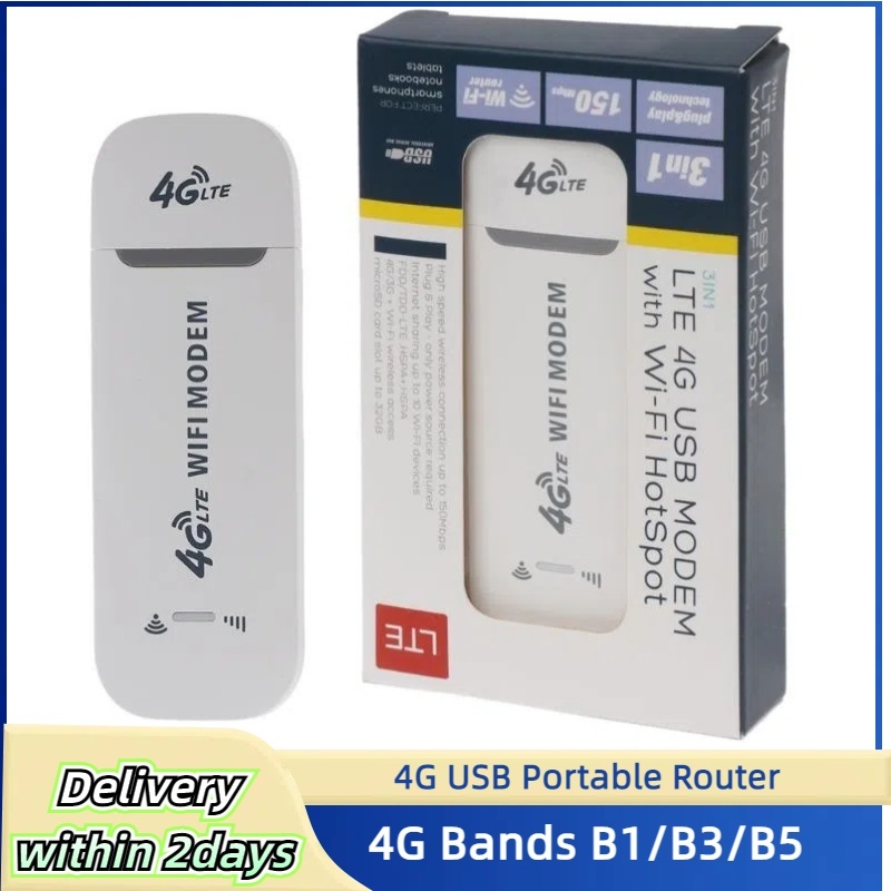 4G Router Modem USB Pocket - Hotspot WiFi Mudah Alih dengan Kad SIM ...