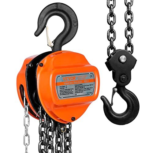 [ 1 TON X 3 METER ] Heavy Duty Chain Block Lifting Block Chain Hoist ...