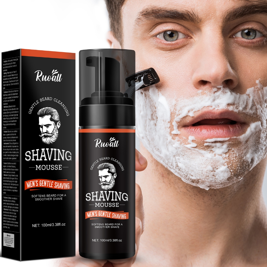 Shaving Cream Men's Shaving Foam Gentle Refreshing Beard 100ml ...