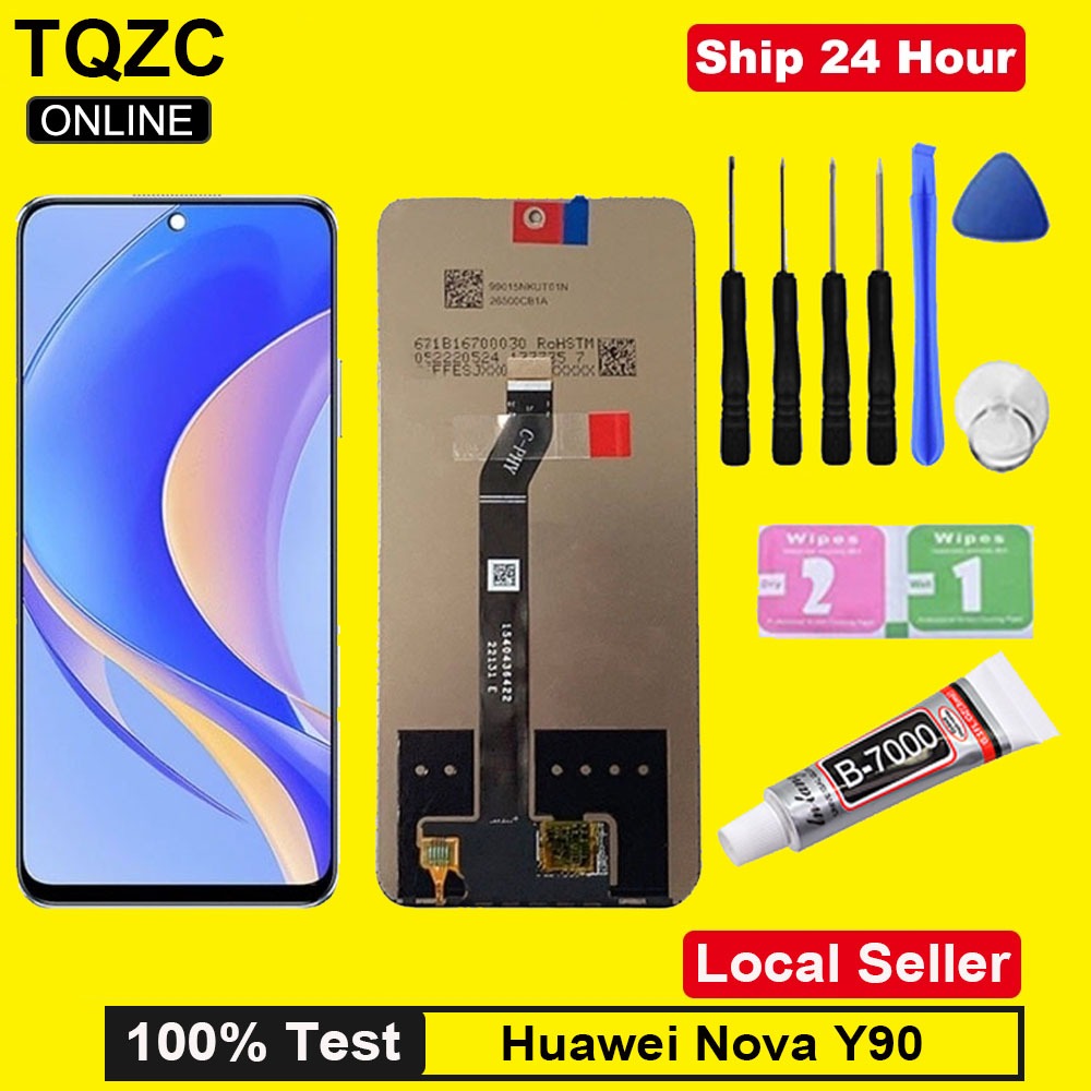 TQZC Original LCD For Huawei Nova Y90 / Nova 12i LCD Display Touch Screen Digitizer Assembly ...