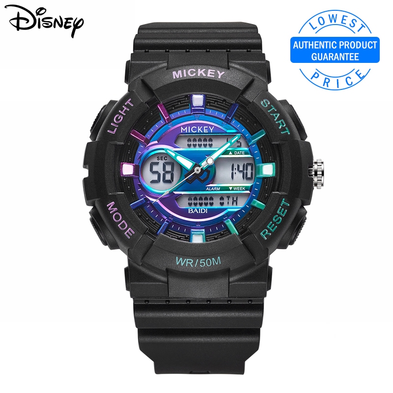 Disney Disney Genuine Mickey Co-Branded Series Sports Electronic Watch ...