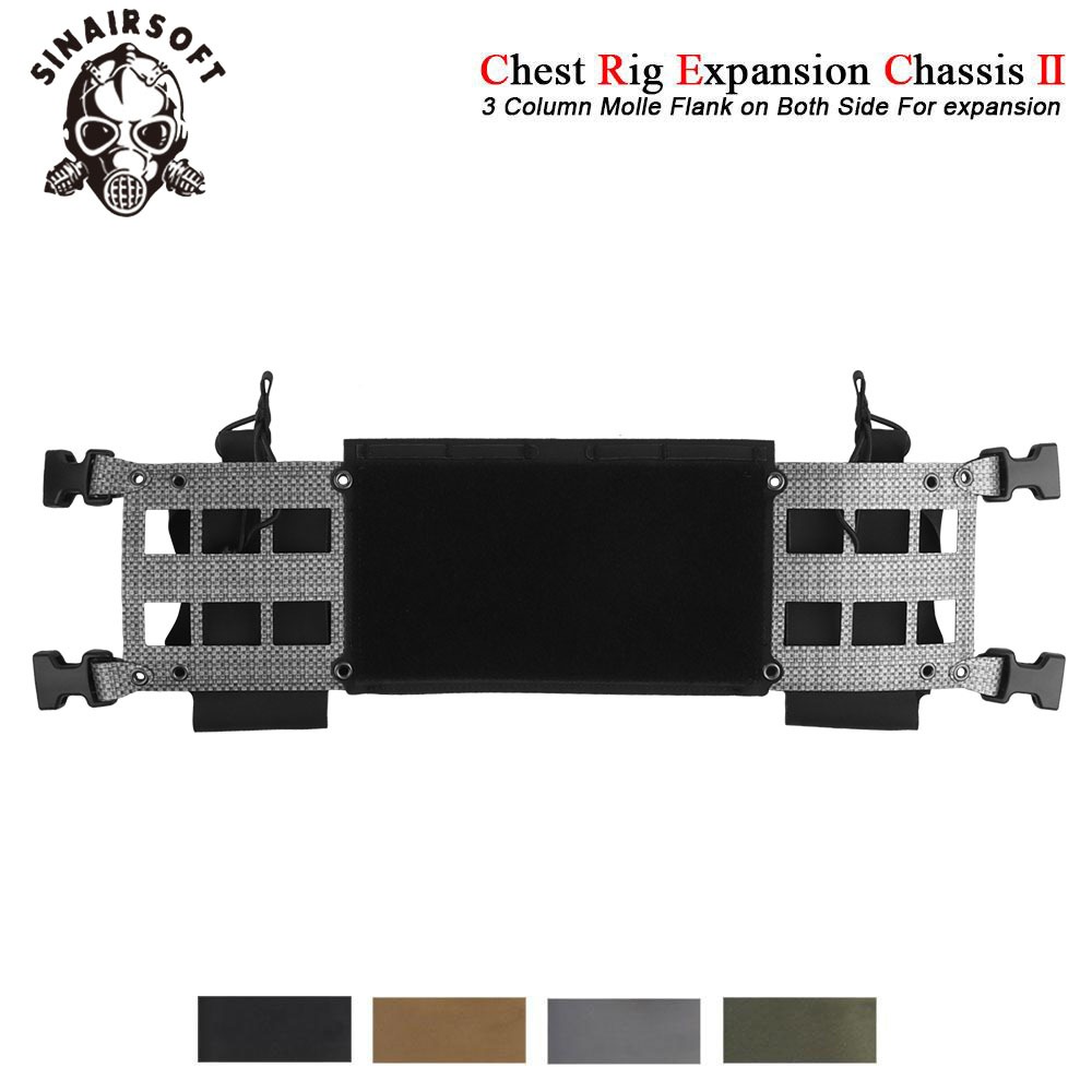 SINAIRSOFT Tactical MK4 Chest Rig Expansion Chassis II Vest with ...