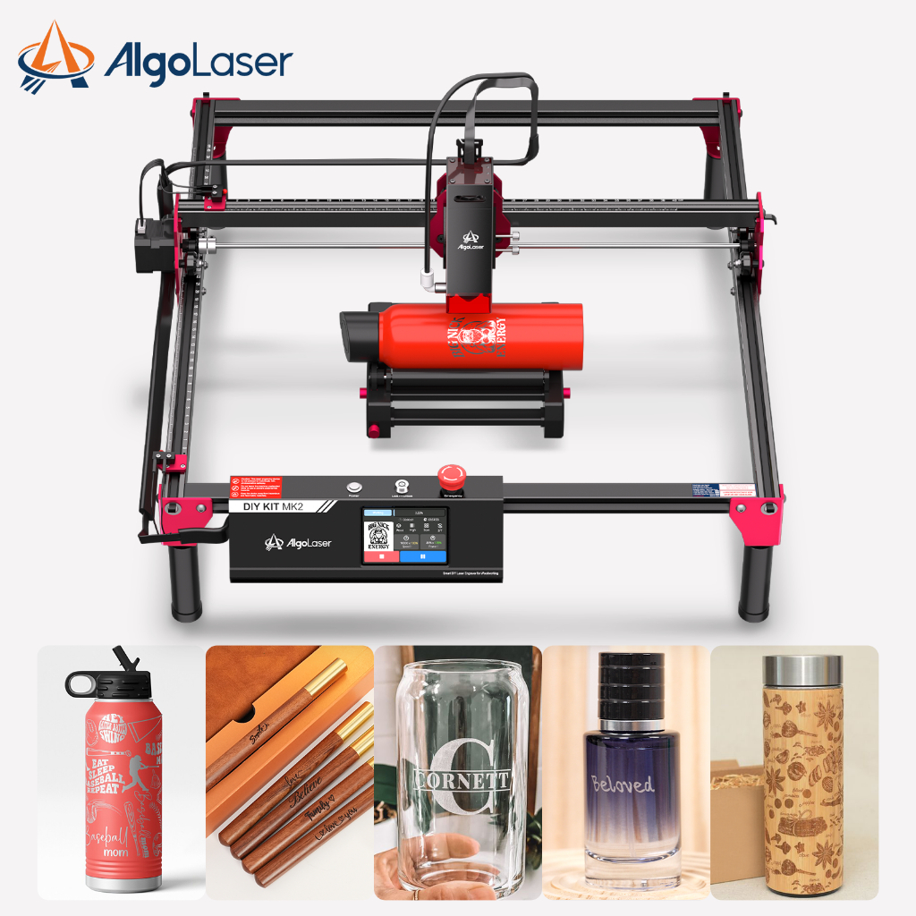 AlgoLaser DIY KIT MK2 Smart Laser Engraver Cup/Thermos/Pen/Glass ...