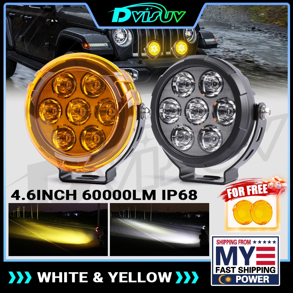 DVISUV 4.5inch LED Spot Light Car and Motorcycle Lights Sportlight ...