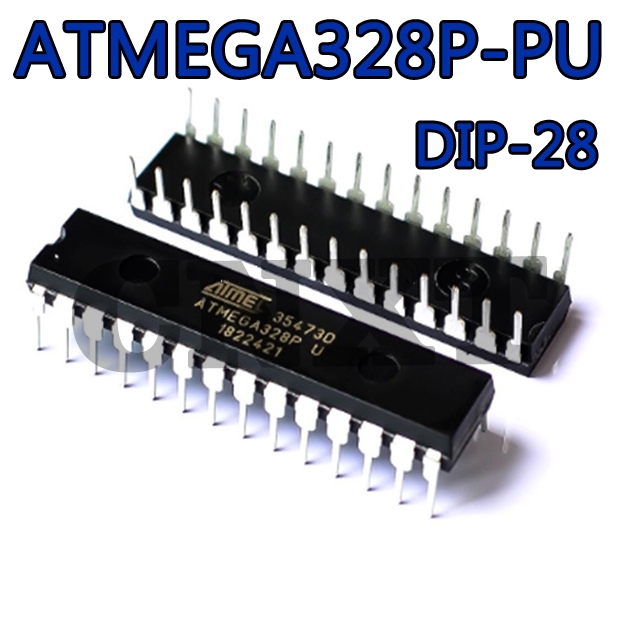Atmega328p U Atmega328p Pu 8 Bit Microcontroller Avr 32k Flash Storage