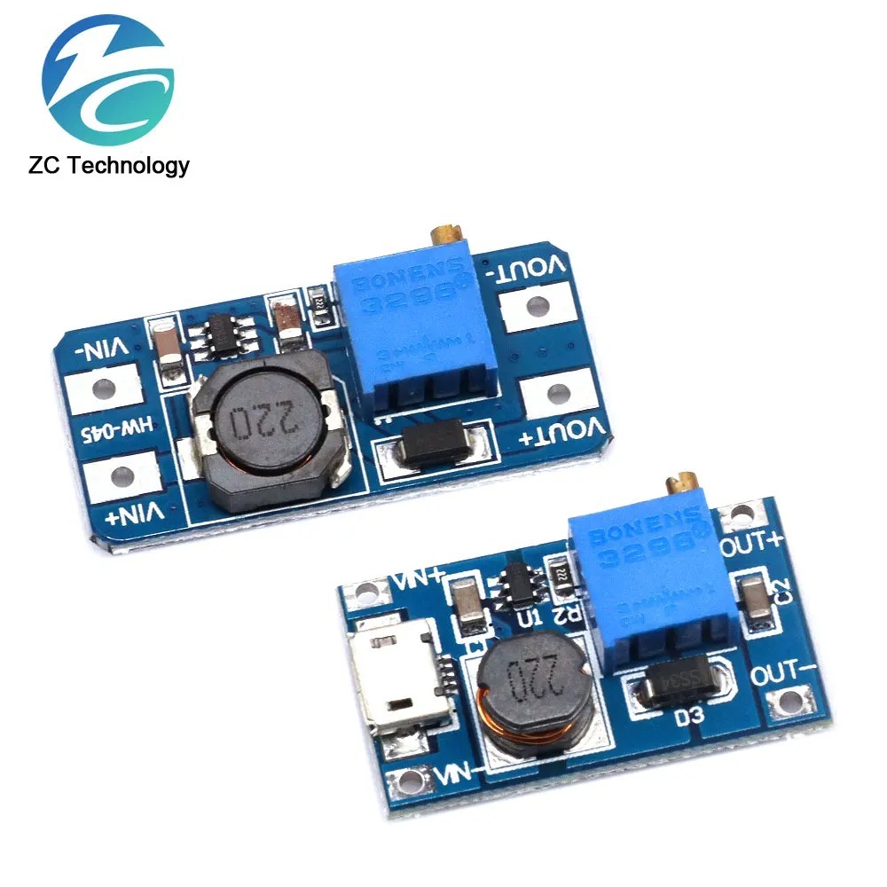 MT3608 DC-DC Step Up Converter Booster Power Supply Module Boost Step ...