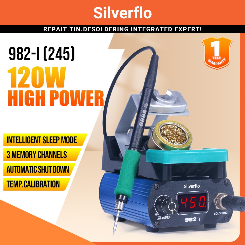 Silverflo 982-I Soldering Station Compatible C245 Solder Iron Tip Rapid ...